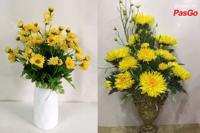 [Hoa Tết 2024] Cách cắm hoa cúc trên đĩa, để ban thờ đơn giản cực sáng tạo